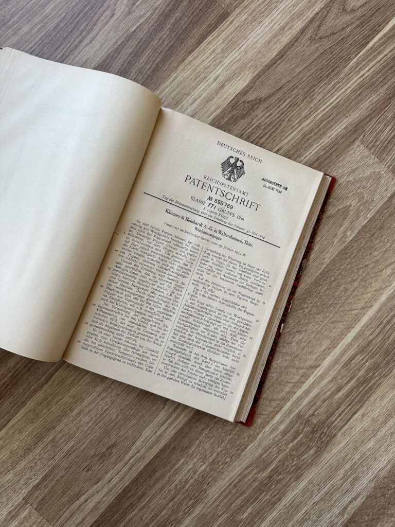 WW2 German Patent Book - Timeless History