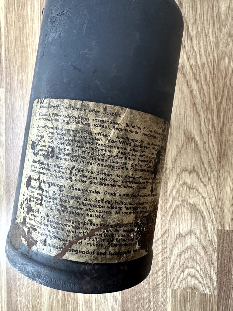 Missler German Blow Torch (Lötlampe Heizlampe) - Timeless History