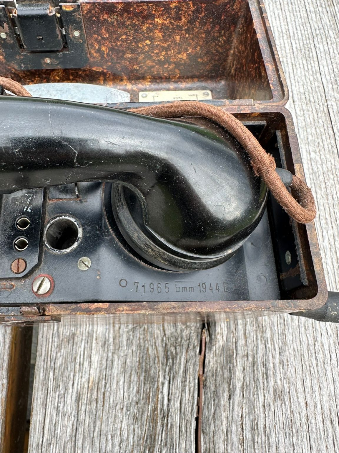 WWII German Army Field Telephone - Timeless History