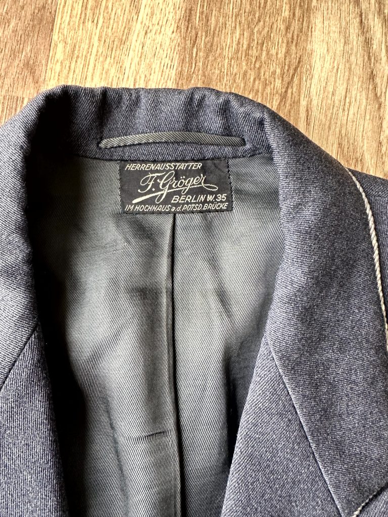 Named WWII Luftwaffe Officer’s Gala Jacket - Timeless History